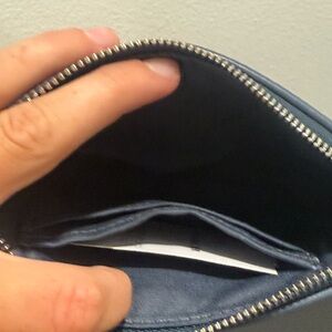 Coach | Bags | Coach Blue Wristlet | Poshmark